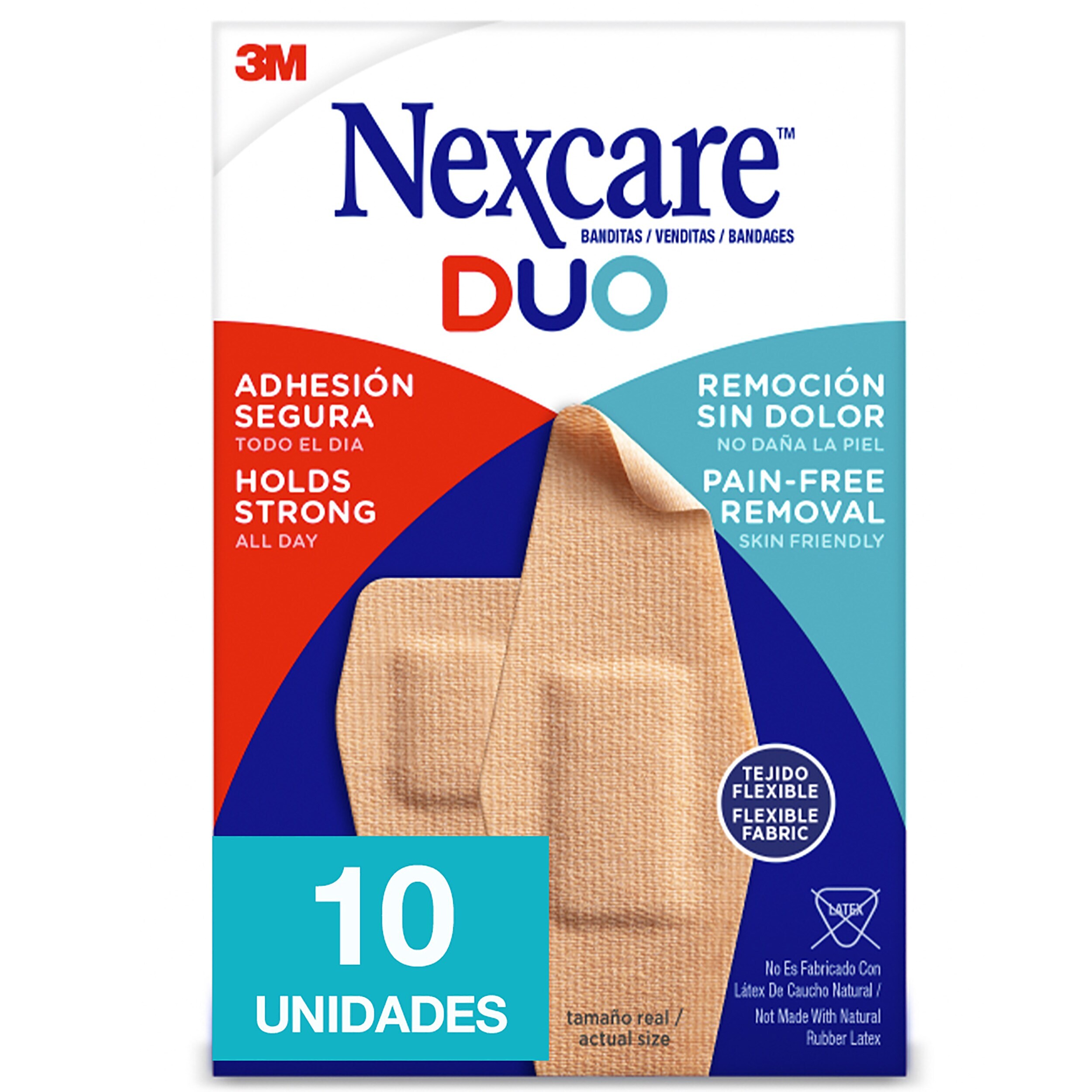Nexcare™ Duo Bandages | Bandages as they should be. Tough on. Gentle off.